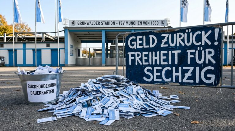 Fanprotest eskaliert: Tausende 1860-Anhänger fordern Dauerkarten-Geld ...